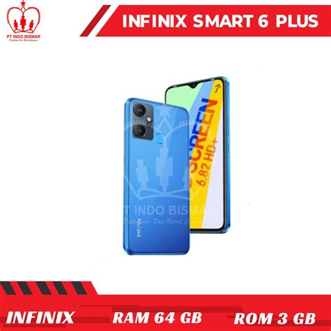 Infinix Handphone Smart 6 Plus Ram 3gb Rom 64gb Bergaransi Lazada Indonesia
