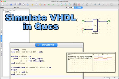 Simulate FPGA VHDL Using QUCS For Free Vanderson Blog