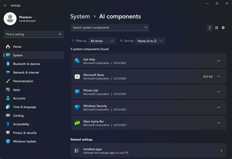 Microsoft Mulai Uji Bagian Ai Component Di Settings Windows 11 Winpoin