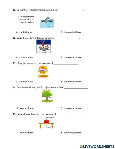 Example Of Non Contact Force