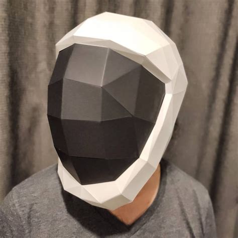 Outer Space Papercraft 3d Space Helmet Model Digital Downloadable
