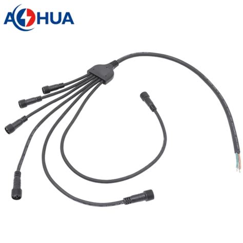 Customized Cable Splitter Male Female Waterproof Cable Connector Connector And Cable Connector