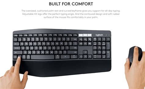 Buy Logitech Mk850 Multi Device Wireless Keyboard And Mouse Set 2 4ghz Wireless