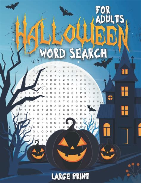 Halloween Word Search For Adults 1000 Word Search Puzzle Book For