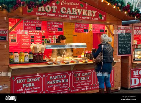 Christmas Market Food Stalls