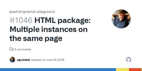 Html Package Multiple Instances On The Same Page · Issue 1046