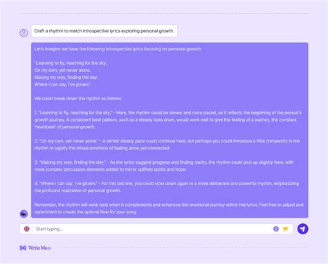 How To Use Ai For Songwriting And Lyrics Generation Writeme Ai