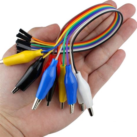 Cabo Jumper Fêmea Com Garra Jacaré Para Protoboard Kit 10 Peças Smartcomp Seu Fornecedor