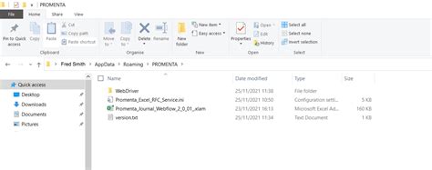 Add In Installation Promenta Documentation