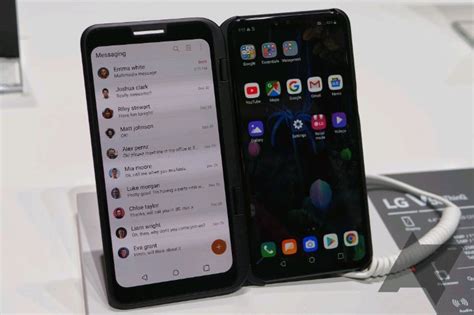 Ignoring Folding Phones Lg Makes A Second Display Case For The V Thinq G
