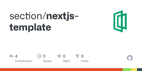 Github Section Nextjs Template