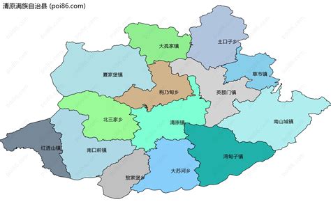 清原县乡镇分布图 清原县图片 大山谷图库