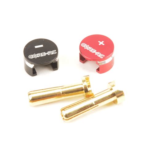 Core RC CR Low Profile Heatsink Bullet Plug Grips Mm DiscountRCstore Com