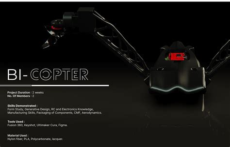 Bi Copter Drone Delivery On Behance
