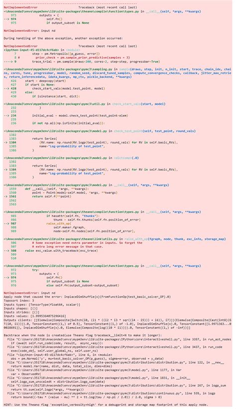 Metropolis With Scipyfsolve Questions Pymc Discourse
