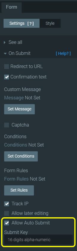 Auto Submit Your Form