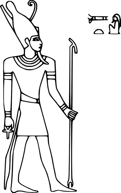 Svg 매 이집트 상형 문자 그림 무료 Svg 이미지 및 아이콘 Svg Silh