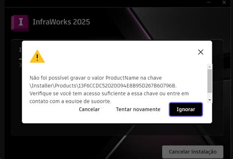Could Not Write The Value To The Key Please Verify That You Have