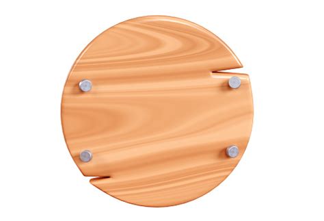 텍스트 상자에 대한 균열과 금속 못이 있는 나무 직사각형 플라크 간판의 만화 3d 렌더링 그림 0명에 대한 스톡 사진 및 기타 이미지 Istock