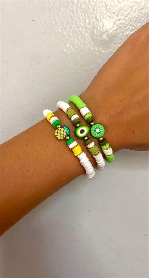 اساور خرز كيوت💚🤙 Braccialetti Fai Da Te Nodi Braccialetto Con