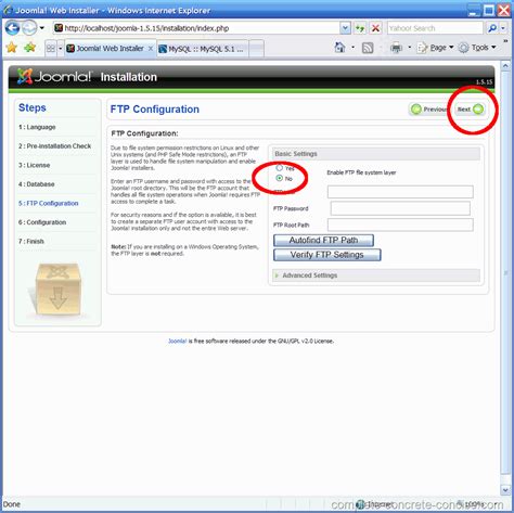 installing joomla 1 5 under xampp complete concrete concise