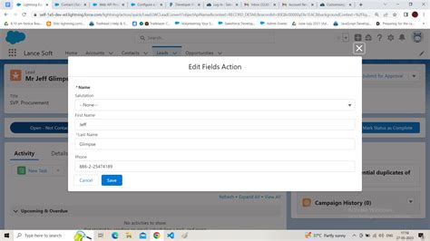 Customising Lead Conversion In Lightning Web Components Salesforce Stack Exchange