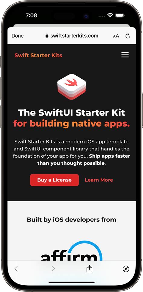 safariviewsheet swiftui component