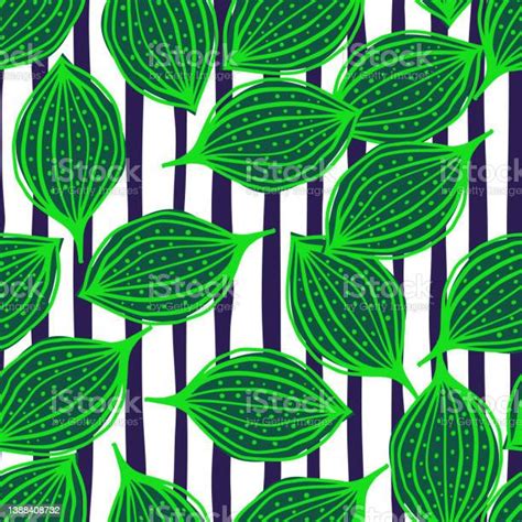 추상 잎이 있는 매끄러운 패턴 잎 끝없는 배경 현대 꽃 벽지 관목에 대한 스톡 벡터 아트 및 기타 이미지 관목 꽃 식물 꽃무늬 Istock