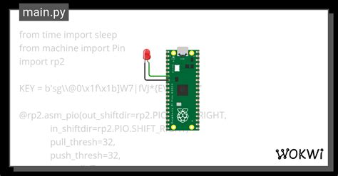 Blink With Micropython Copy Wokwi Esp32 Stm32 Arduino Simulator