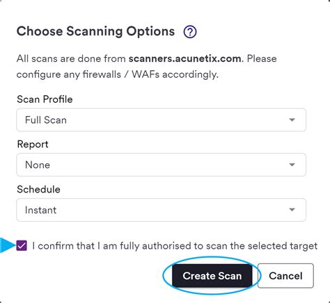 Scanning Authenticated Web Assets Acunetix