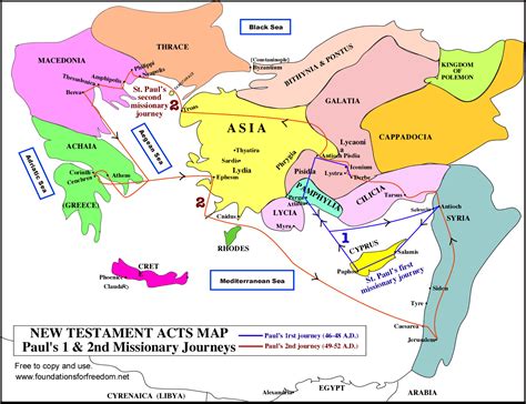 Map Of Pauls Journey In Acts 16 At Scott Lanier Blog