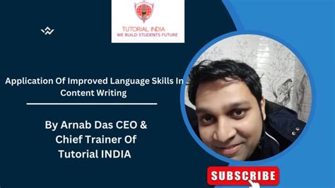 Arnab Das On Linkedin Application Of Improved Language Skills In