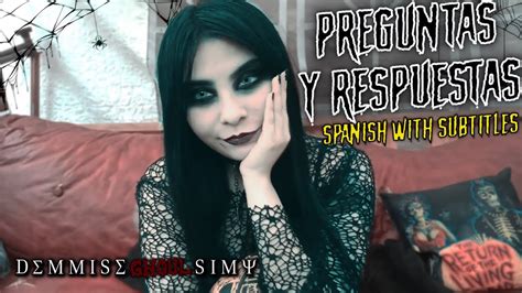18 Questions And Answers About Me 👻 Demmise Ghoul Simy Youtube
