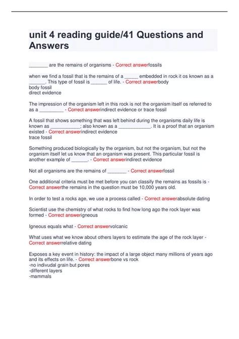 unit 4 reading guide 41 questions and answers unit 4 stuvia us