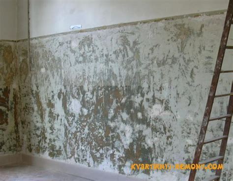 Как снять старую краску со стен