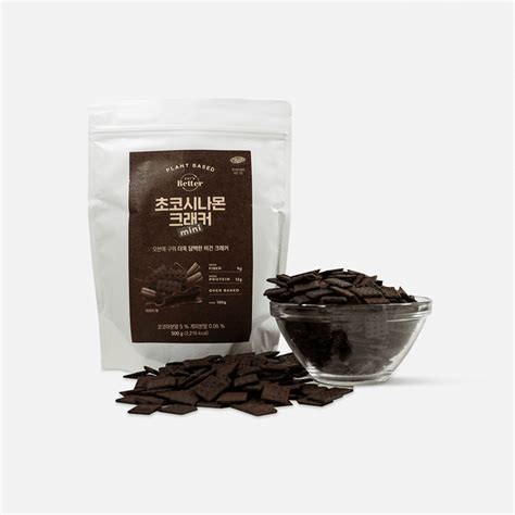 점보 잇츠베러 크래커 미니 티 쿠키 대용 더플랜잇 코케비즈