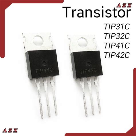งานแท้ ร้านในไทย ทรานซิสเตอร์ Tip29c Tip30c Tip31c Tip32c Tip41c Tip42c Tr Transistor Npn Pnp To