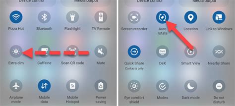how to lock screen rotation on android