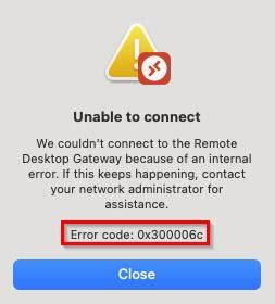 Fix Microsoft Remote Desktop Error On Mac