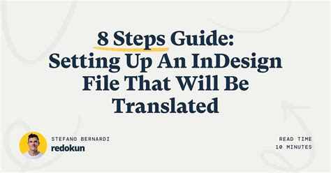 Steps Guide Setting Up An InDesign File That Will Be Translated Redokun Blog