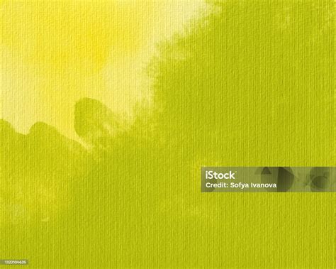 손 그리기 추상적인 수채화 배경 텍스처 페이퍼 녹색 노란색 색상입니다 포스터 인쇄 엽서 템플릿 결혼식 카드 초대장 배경 표면 섬유 디자인에 사용 0명에 대한 스톡 벡터 아트