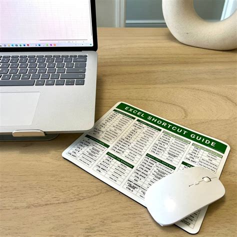 Excel Shortcut Guide Mousepad Etsy