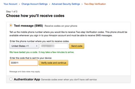 Setting Up Two Step Verification On Your Amazon Account STE WILLIAMS