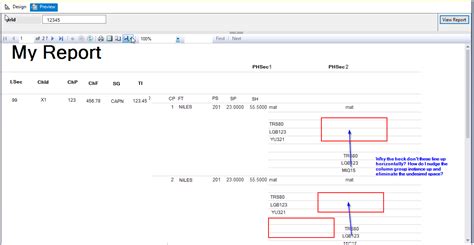 Reporting Services Ssrs Column Group Instances Will Not Align