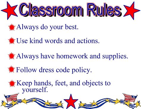 Classroom Rules Examples Middle School At Paige Odriscoll Blog