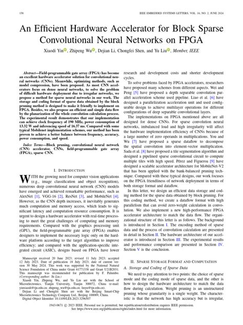 An Efficient Hardware Accelerator For Block Sparse Convolutional Neural