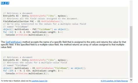 Laserfiche Sdk Retreiving Multi Field Values Function Not