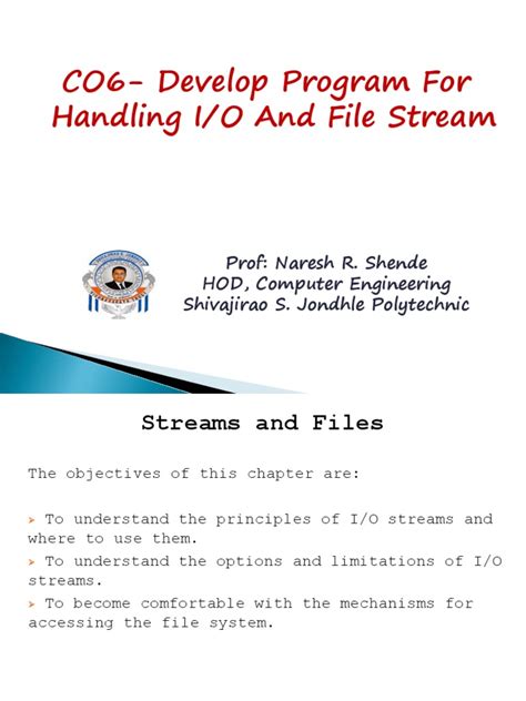 Unit 6 Stream Classes Pdf Class Computer Programming Method