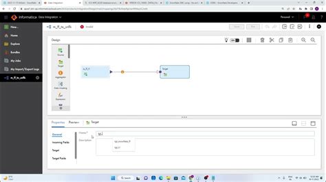 Simple Iics Mapping Flat File To Snowflake Using Snowflake Odbc Driver Youtube