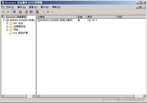 windows server 2003安装iis服务器软件教程 windows server 2003如何安装iis csdn博客